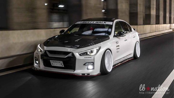 Liberty Walk Infiniti Q50 Body Kit | TRACKUZA.COM – TRACKUZA LLC